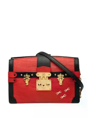 LOUIS VUITTON Epi Trunk Clutch Crossbody Bag - Black