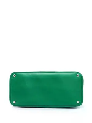 Prada Saffiano Leather Turnlock Twin Satchel