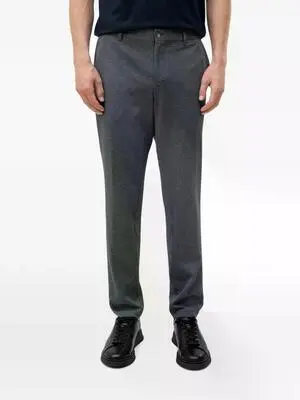 BOSS Slim-fit Trousers In Micro-patterned Fabric