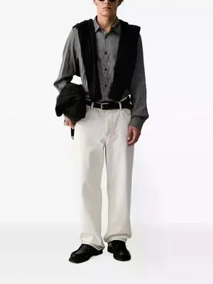 Armani Exchange Logo-print Long-sleeve Shirt