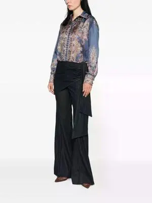 Zimmermann Wrap-panel Flared Jeans
