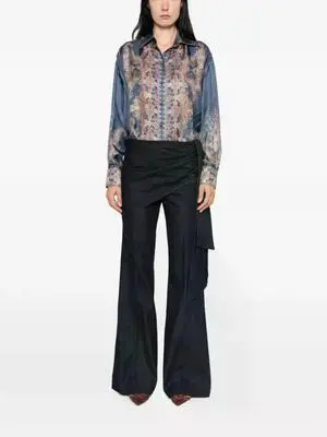 Zimmermann Wrap-panel Flared Jeans