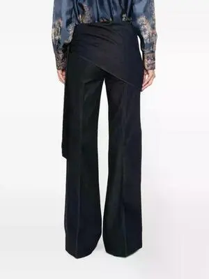 Zimmermann Wrap-panel Flared Jeans
