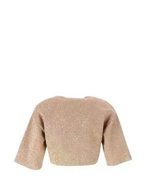 Elisabetta Franchi Knit Top With Sequins