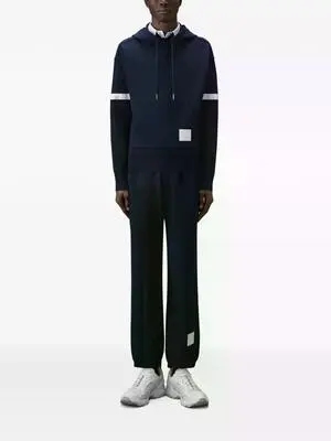 Thom Browne Loopback Jersey Armband Oversized Hoodie