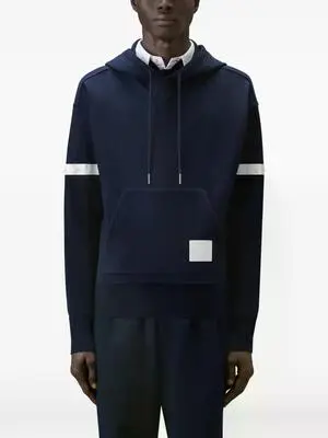 Thom Browne Loopback Jersey Armband Oversized Hoodie