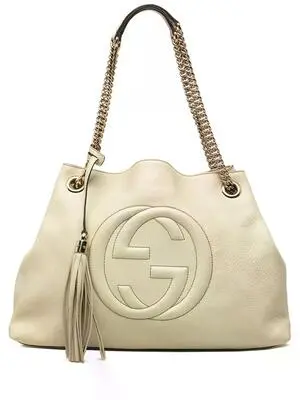 Gucci 2000-2015 Medium Calfskin Soho Chain Tote Bag