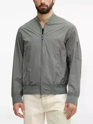 Armani Exchange Zip-up Bomber Jacket - Grey
