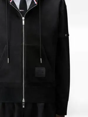Thom Browne Loopback Jersey Armband Hoodie