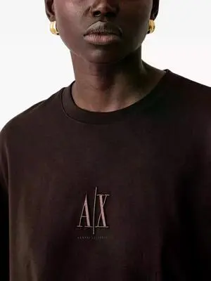 Armani Exchange Embroidered Logo T-shirt