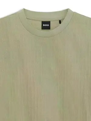 BOSS Textured Short-sleeve T-shirt