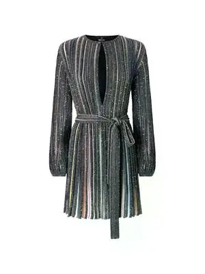 Missoni V-neck Belted Dress