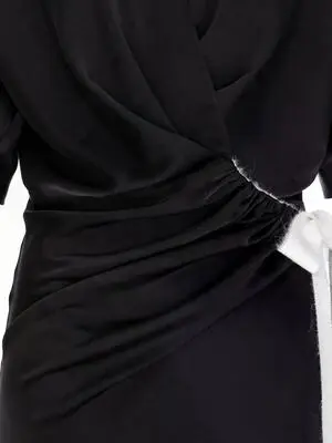 V:PM ATELIER Samantha Draped Maxi Dress