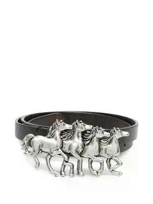 Chloé Horse-buckle Leather Belt
