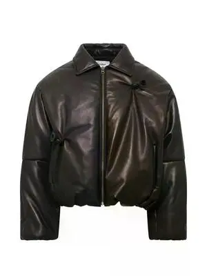 DOUBLET Inflated Balloon Leather Jacket - Black