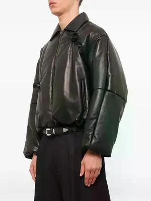 DOUBLET Inflated Balloon Leather Jacket