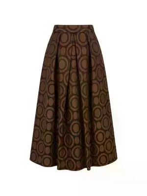 LUNATICA MILANO Zenith Jacquard Midi Skirt