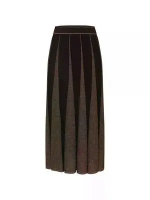 Zimmermann Valiant Metallic-thread Midi Skirt
