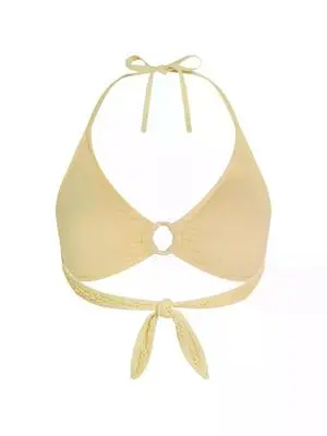 Karl Lagerfeld Crochet Triangle Bikini Top