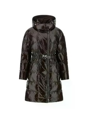 Pinko Love Birds Buckle Down Coat