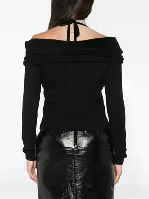 Simkhai Cambria Off-shoulder Sweater - Black