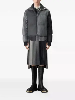 Thom Browne Flannel Fun-mix Banker-stripe Jacket