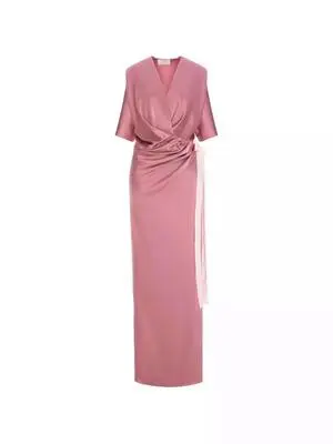 V:PM ATELIER Samantha Wrap-style Maxi Dress