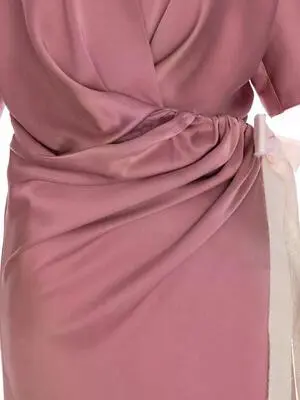 V:PM ATELIER Samantha Wrap-style Maxi Dress