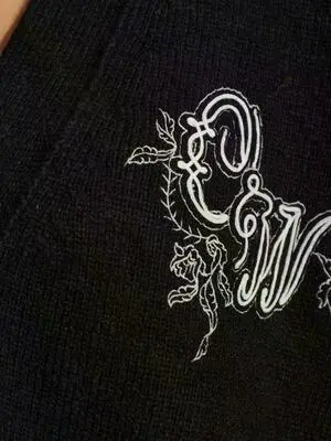 Off-White Embroidered Arrows Cardigan