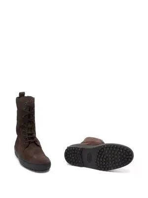 TOD'S Winter Gommino Ankle Boots In Suede