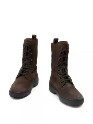 TOD'S Winter Gommino Ankle Boots In Suede