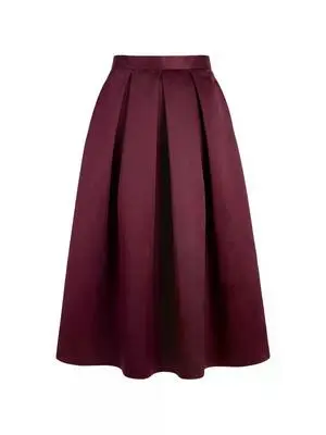 LUNATICA MILANO Duchesse Pleated Midi Skirt