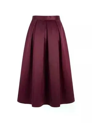 LUNATICA MILANO Duchesse Pleated Midi Skirt