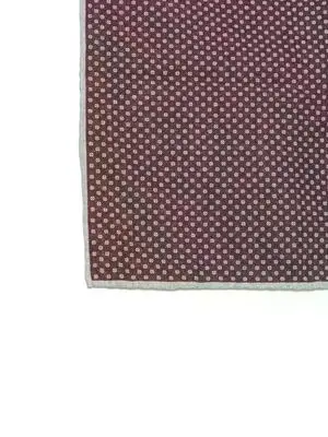 Eleventy Geometric-print Pocket Square