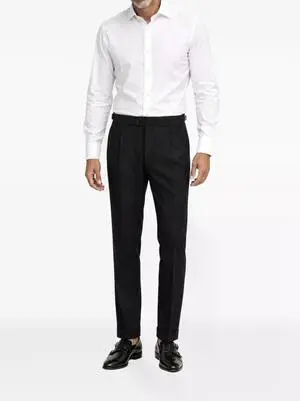 FRANZESE COLLECTION Stefano De Martino Tailored Trousers - Black