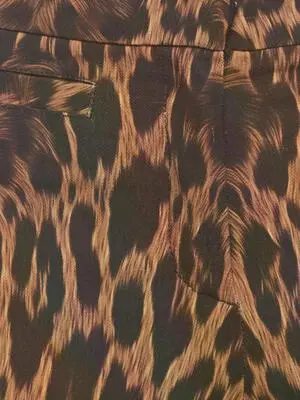 Roberto Cavalli Leopard Print Skinny Trousers