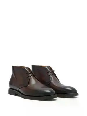 Magnanni Lace-up Leather Desert Boots