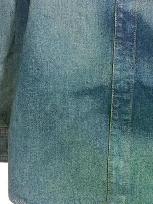 JEAN PAUL GAULTIER Graphic-print Denim Shirt