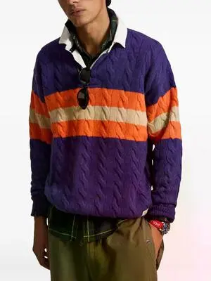 Polo Ralph Lauren Relaxed Fit Cable Knit Rugby Jumper
