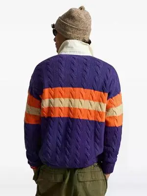Polo Ralph Lauren Relaxed Fit Cable Knit Rugby Jumper