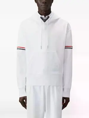 Thom Browne Loopback Jersey Armband Hoodie