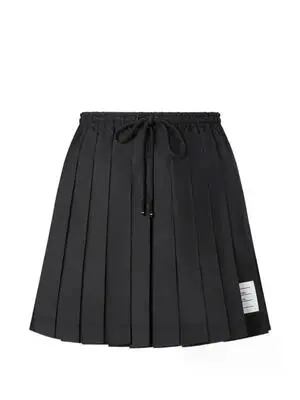 Thom Browne Ripstop Pleated Mini Skirt