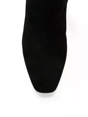 COCCINELLE Logo-plaque Suede Ankle Boots