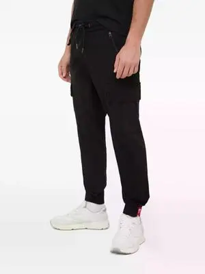 Alpha Industries Cargo-pockets Track Pants - Black