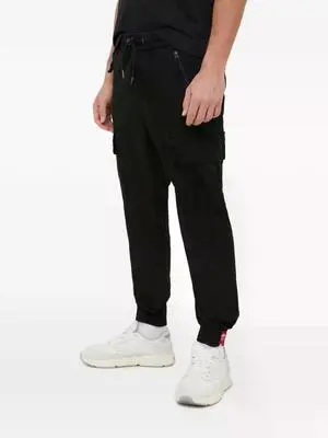 Alpha Industries Cargo-pockets Track Pants - Black
