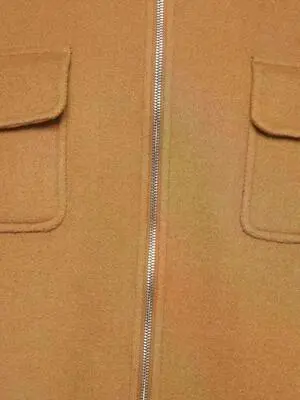 Sandro Zip-up Flap-pocket Jacket