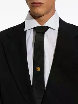 Moschino Logo-embroidered Tie