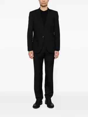 BOSS Notch-lapel Two-piece Suit - Black