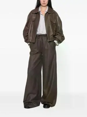 Max Mara Drawstring Wide-leg Trousers
