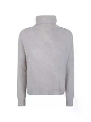 KUJTEN Roll-neck Cashmere Sweater - Neutrals